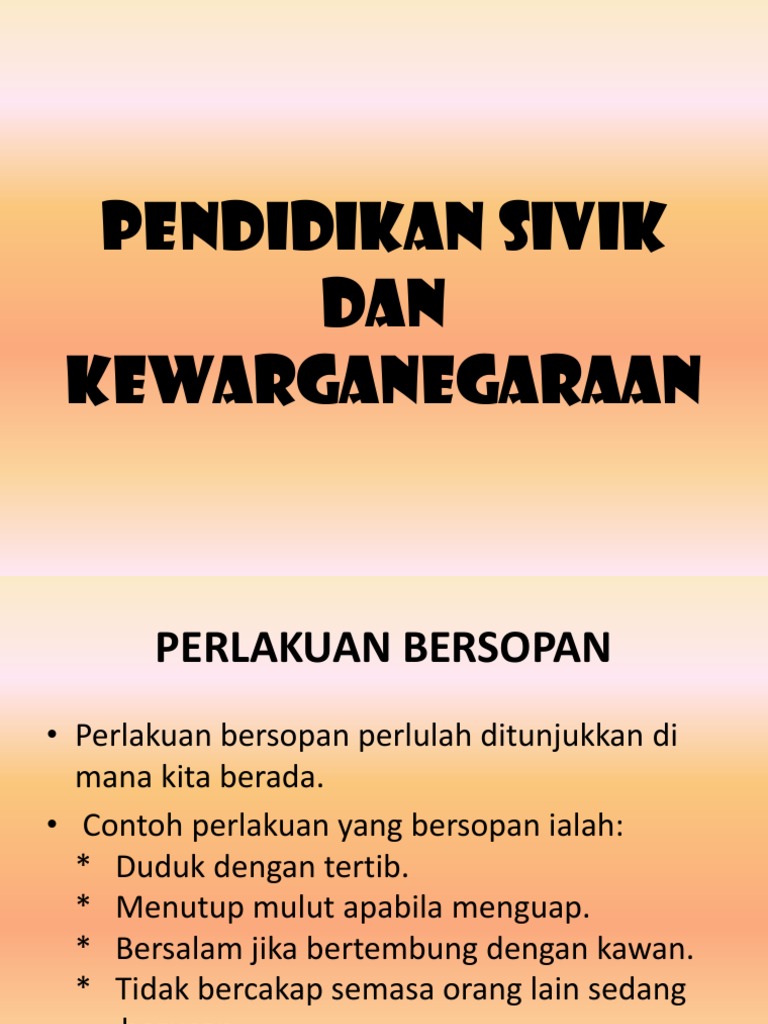 PSK Adab Bercakap Sopan | PDF
