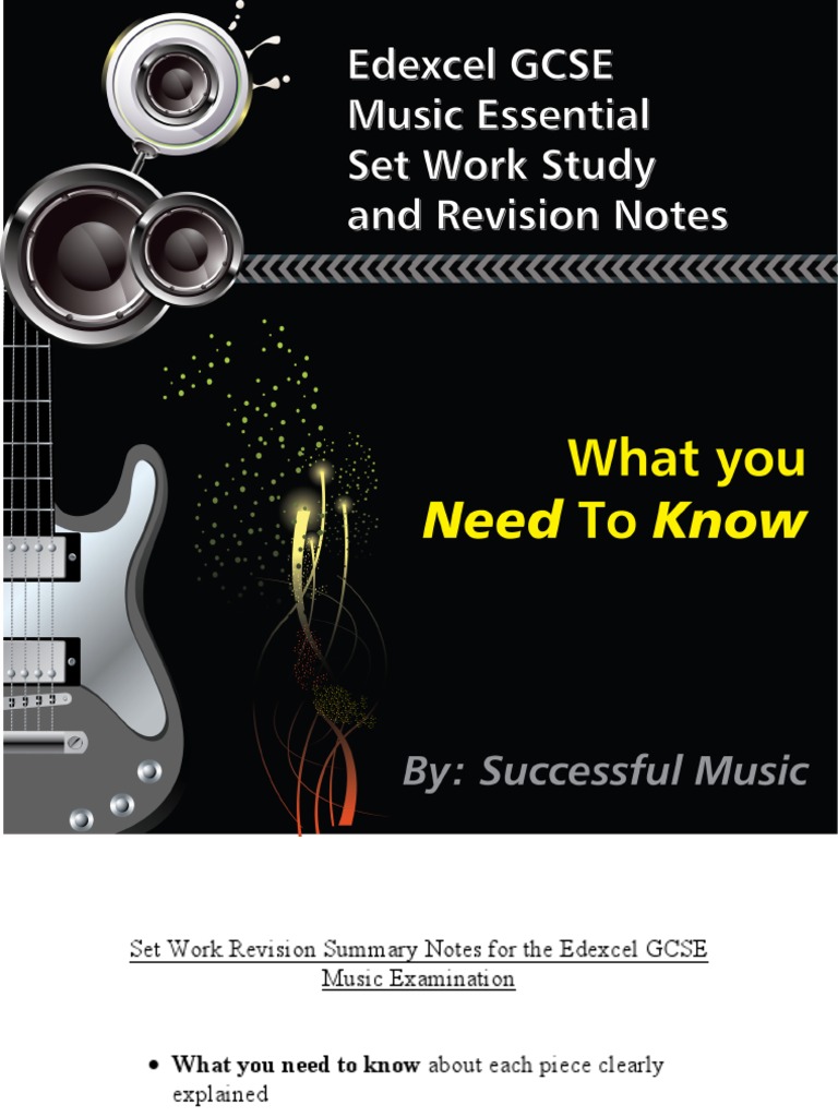 Edexcel GCSE Music Revision Notes | PDF | Classical Period (Music ...