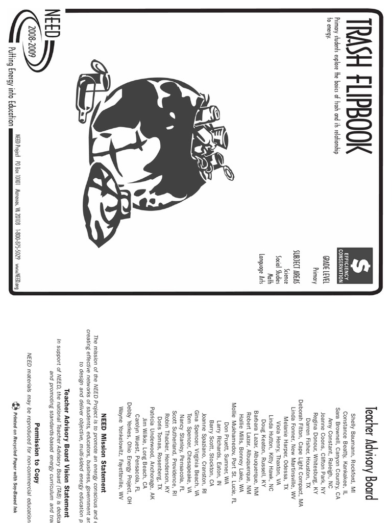 Trash FlipBook | PDF | Recycling | Decomposition