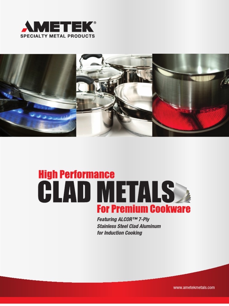 AME Clad Metal Brochure | PDF | Cookware And Bakeware | Stainless Steel