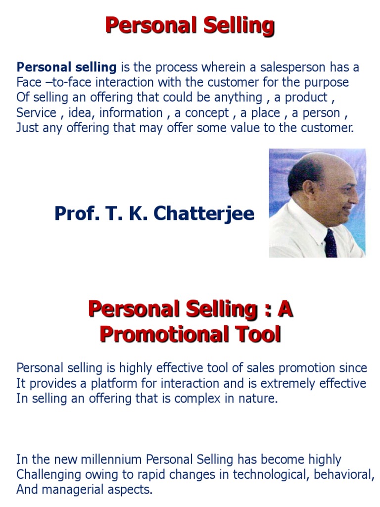 Personal Selling 3 | PDF | Sales | Strategic Management