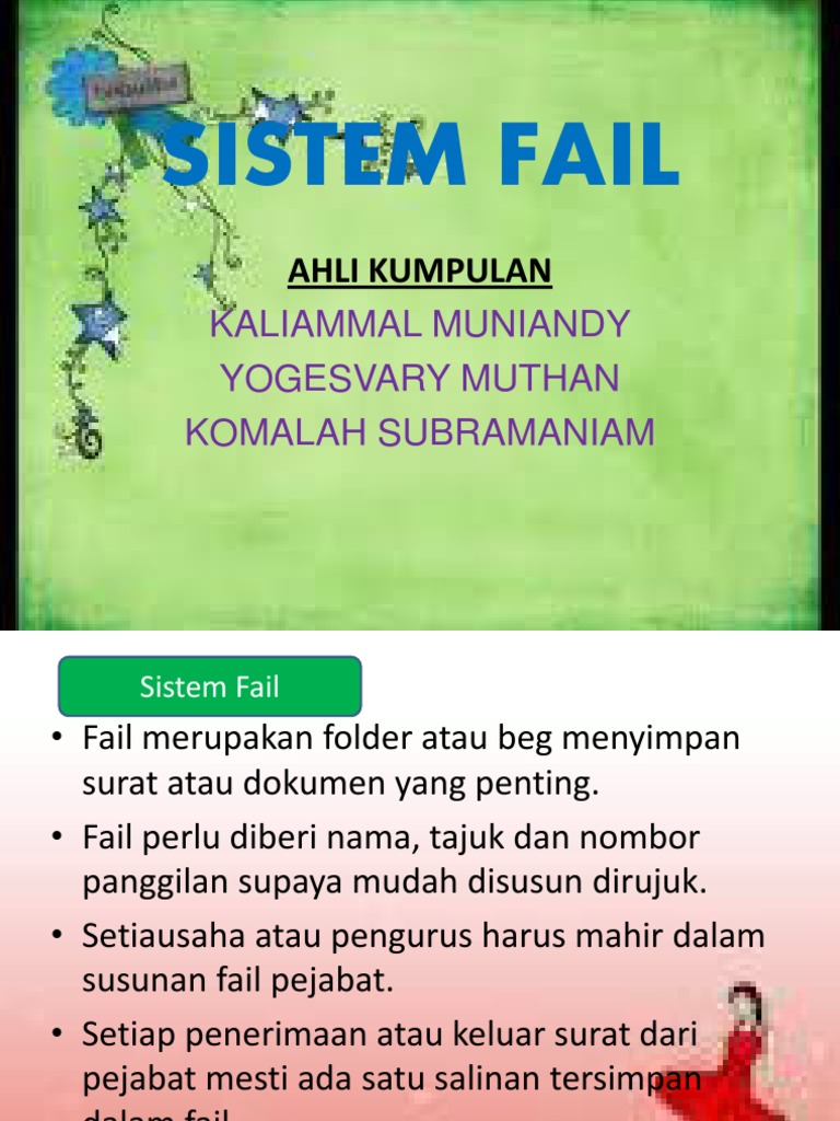 Jenis-Jenis Fail - Gerko Presnt | PDF
