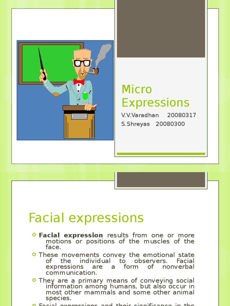 Micro Expressions | Neuropsychological Assessment | Psychology ...
