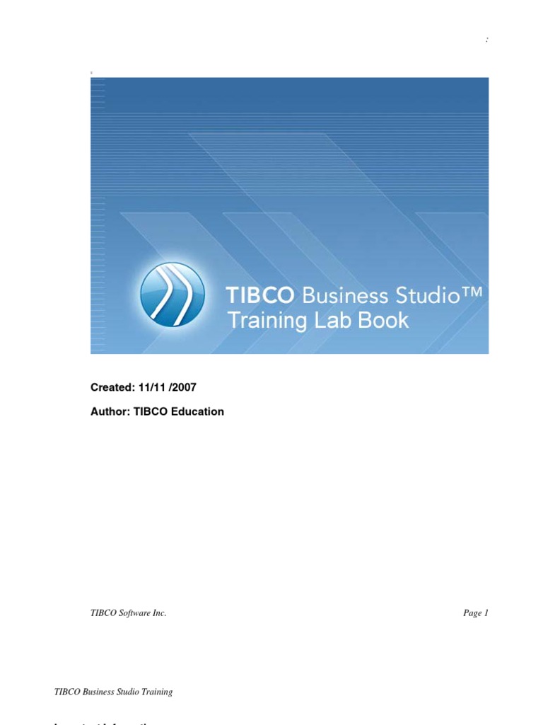 Laboratorio TIBCO | PDF