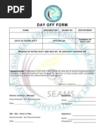 Duty Resumption - FORM | PDF