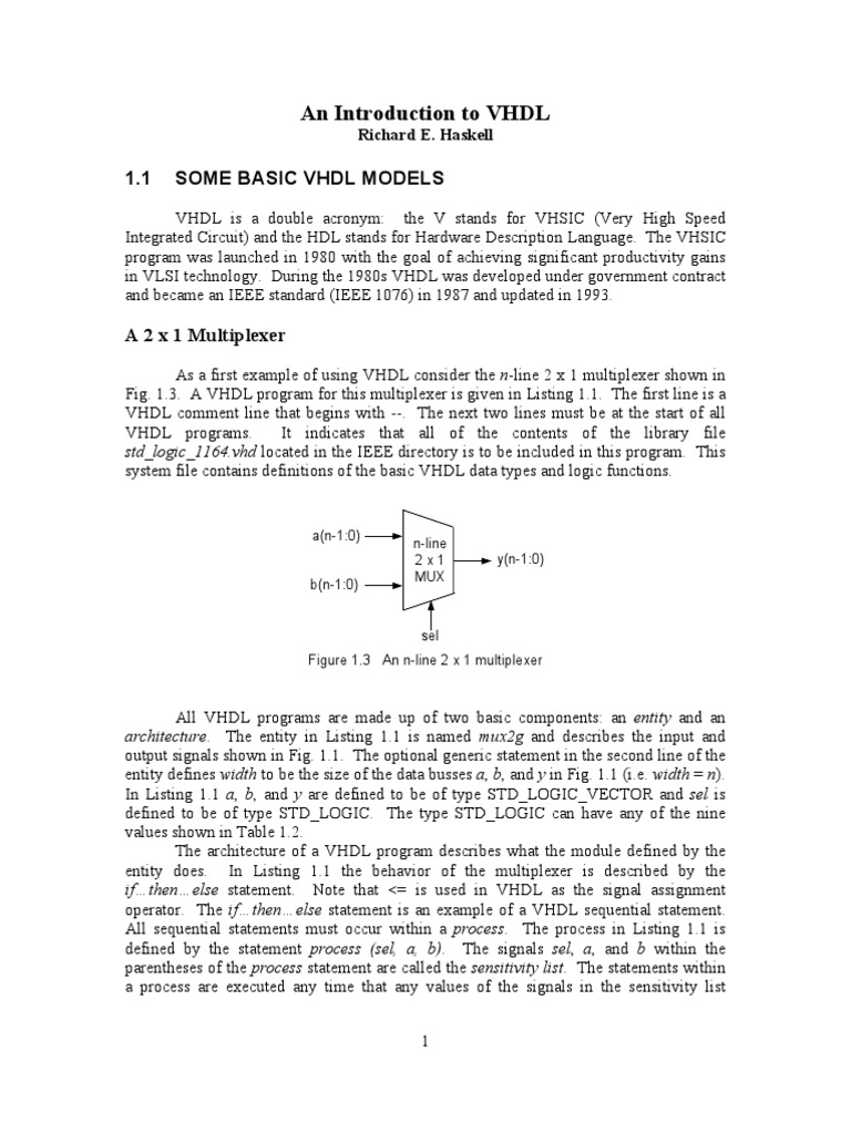VHDL Shift and Add 3 AlgorithmRichard E Haskell | PDF | Vhdl | Binary Coded Decimal