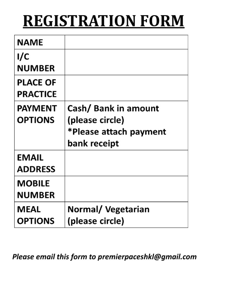 Registration | PDF