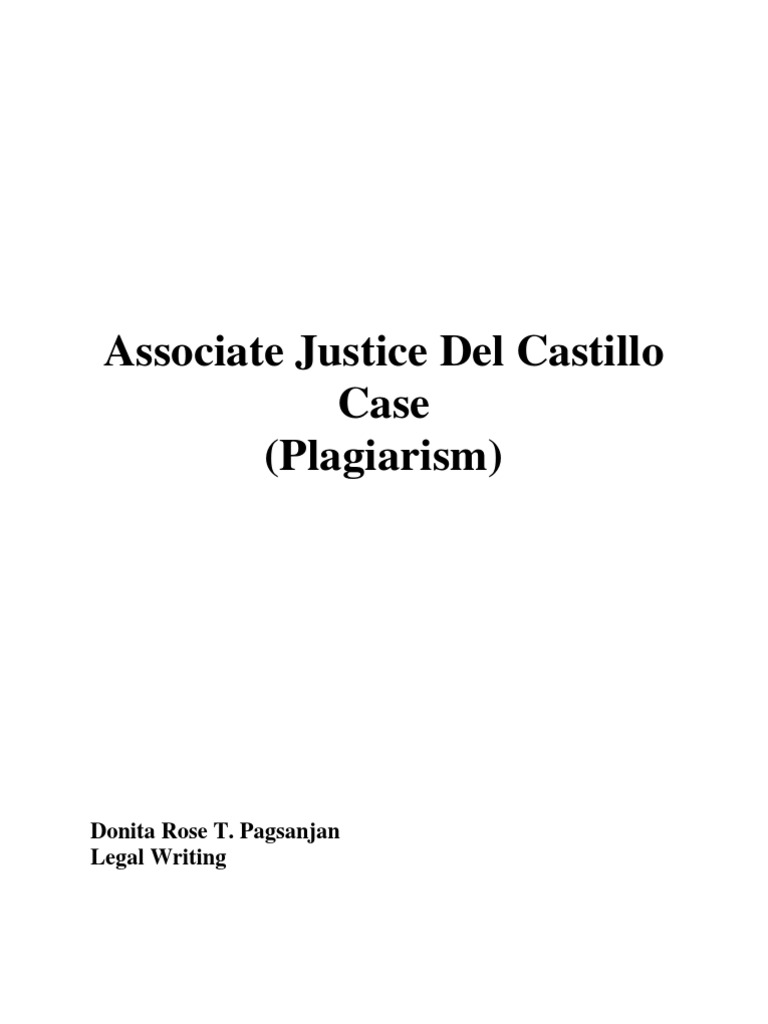 Justice Del Castillo | PDF