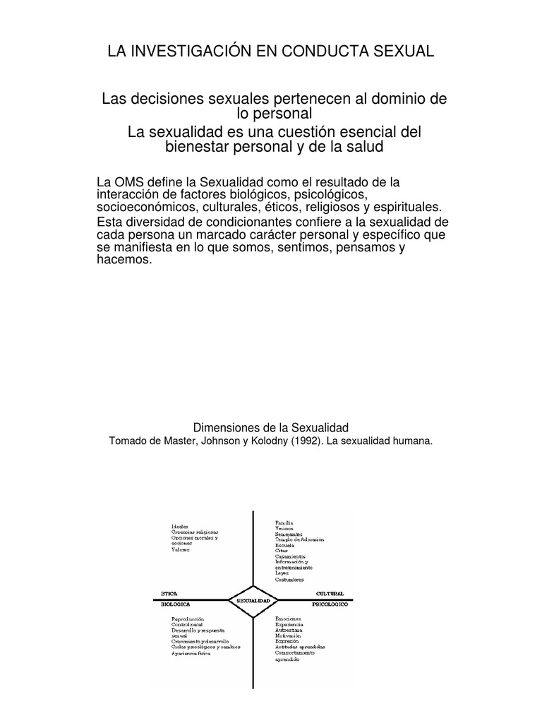 Masters y Johnson | PDF | La sexualidad humana | Orgasmo