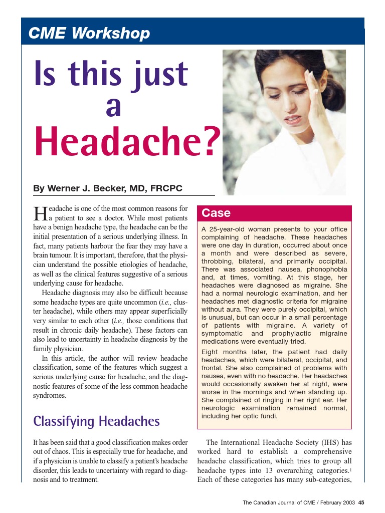 Understanding Headache Diagnosis and Types | PDF | Headache | Migraine