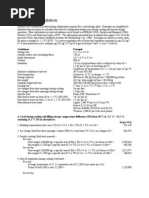 Cold Room Calculator | PDF | Refrigeration | Electric Power