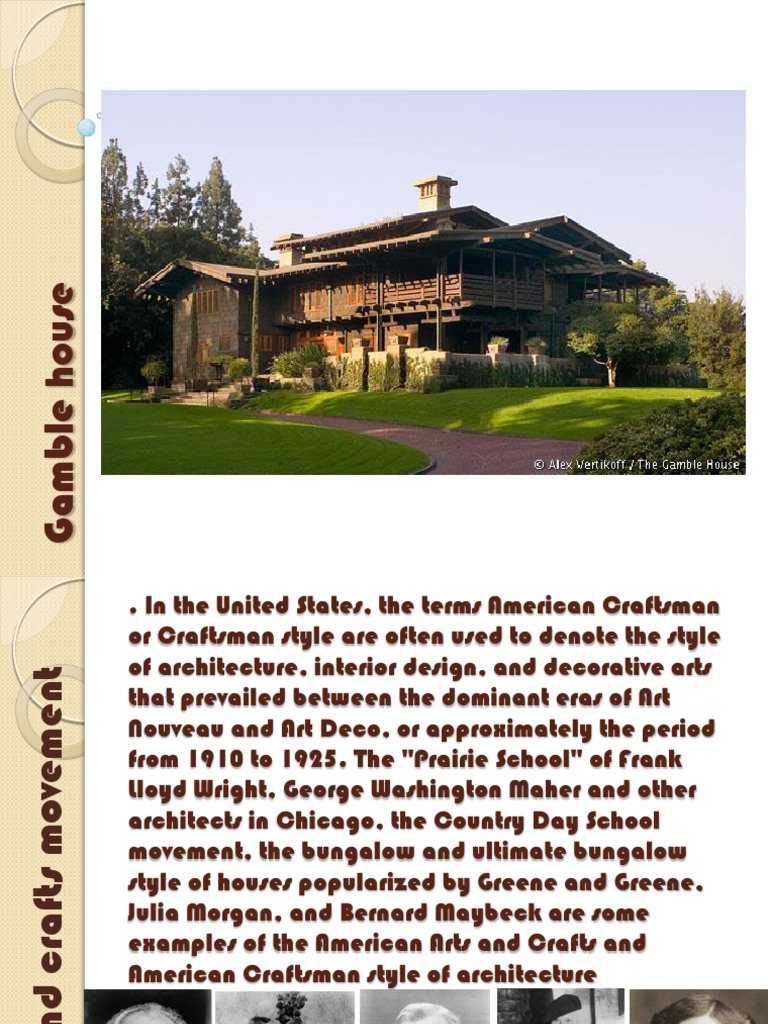 Gamble House | PDF | Design | Buildings And Structures