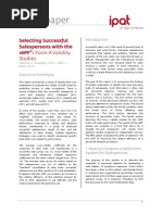 Scoring of 16PF | PDF | Behavioural Sciences | Psychological Concepts