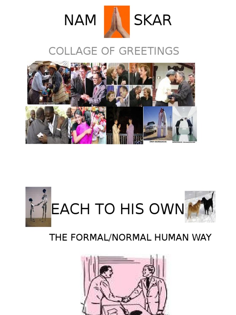 On Greeting One & Another | PDF | Kiss