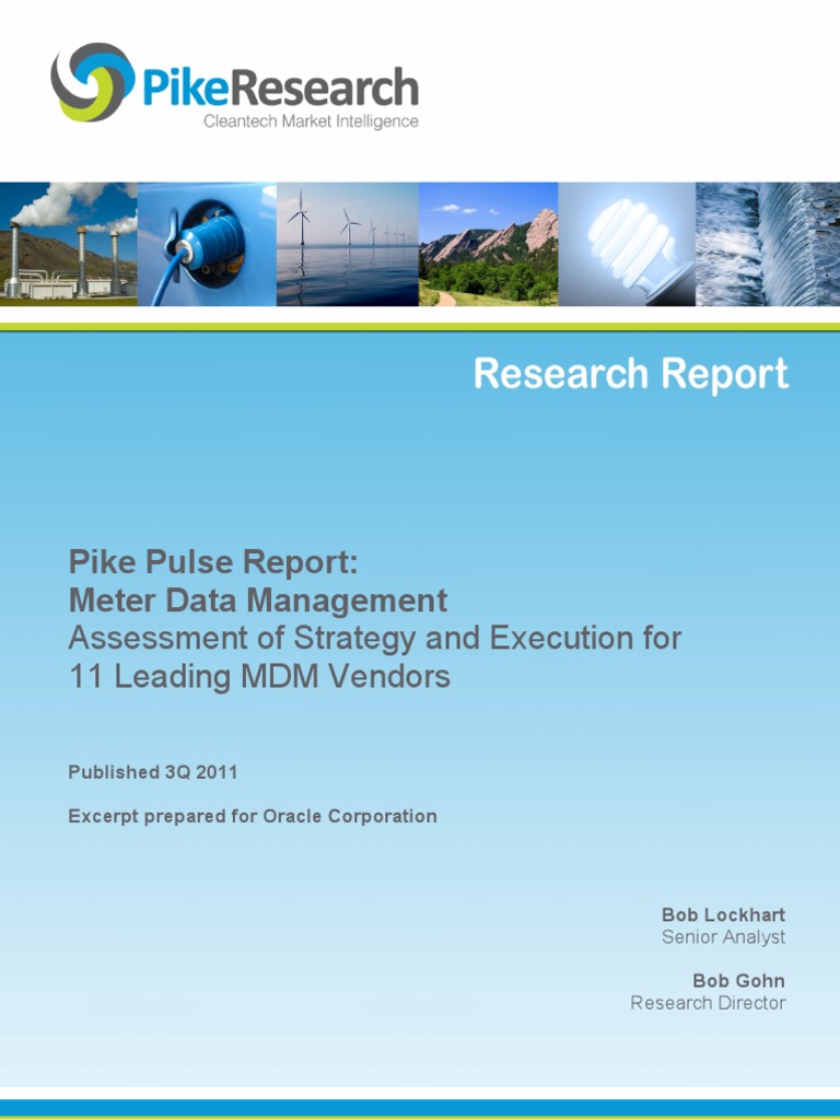 Meter Data Management | PDF | Oracle Corporation | Electrical Grid
