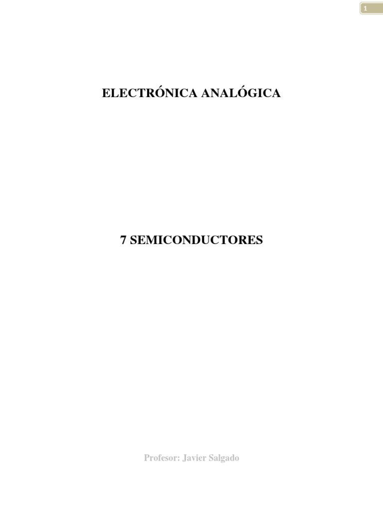 7 Diodos | PDF | Semiconductores | Dopaje (semiconductor)