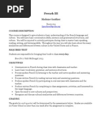 6th Grade French Course Overview | PDF | Homework | Teaching