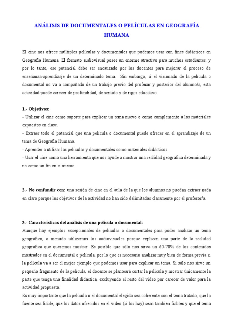 Analisis Documental | PDF | Documental | Maestros