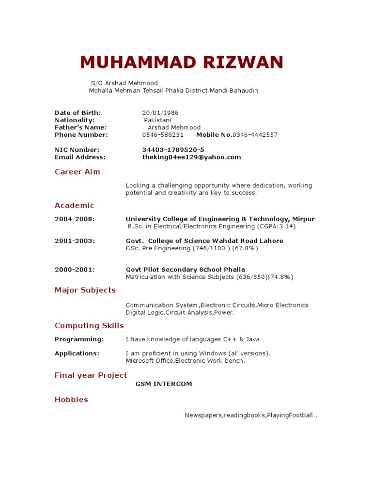 Rizwan | PDF