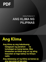 Klima at Panahon Sa Pilipinas | PDF