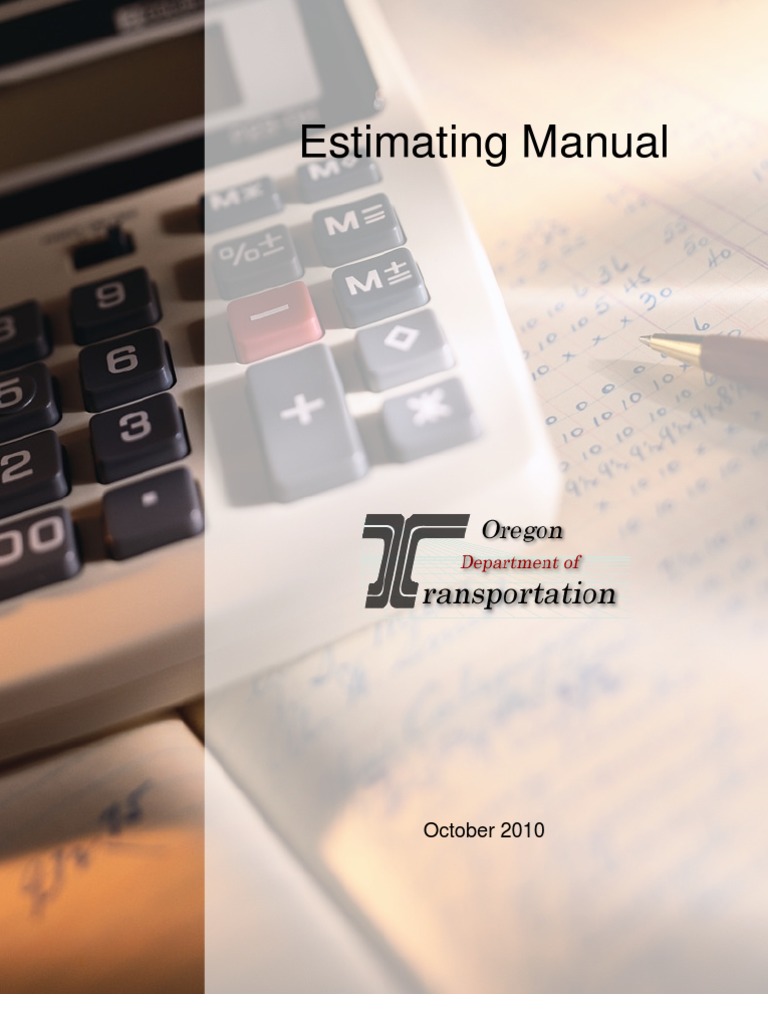 Estimating Manual | PDF | Decision Support System | Specification ...