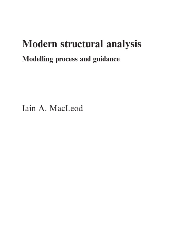 Modern Structural Analysis | PDF | Bending | Stress (Mechanics)