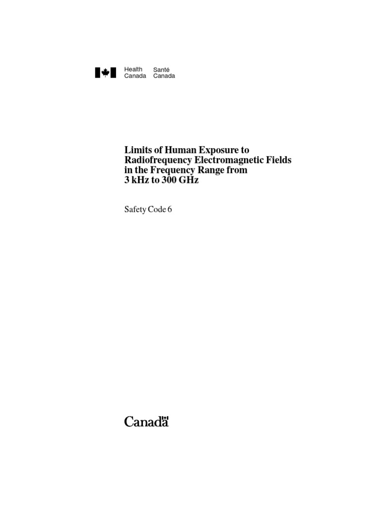 Safety Code 6 | PDF | Microwave | Hertz