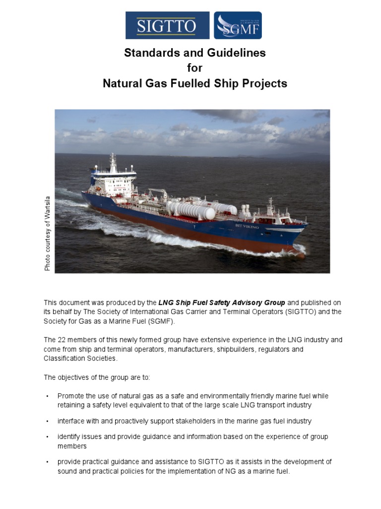 Standards Guidelines For Natural Gas Fuelled Ship Projects V5k1 ...