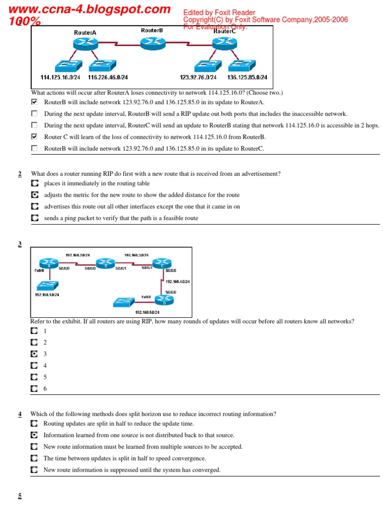 Sem2 Chapter4 | PDF | Routing | Router (Computing)
