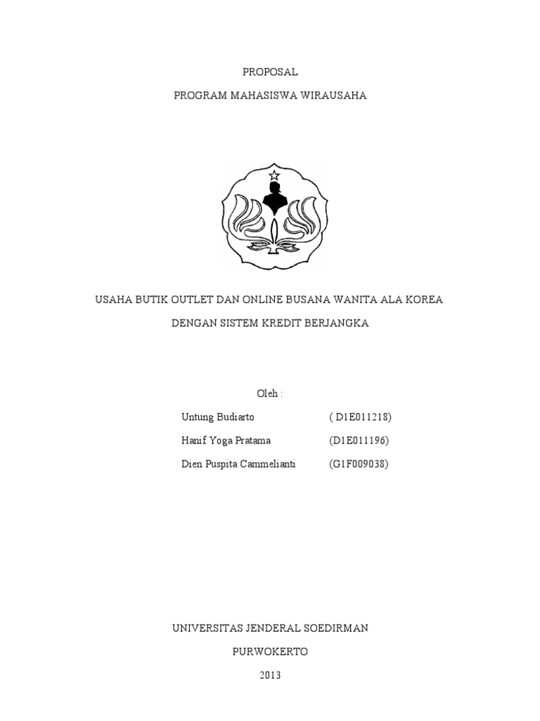 Proposal PMW Jadi | PDF