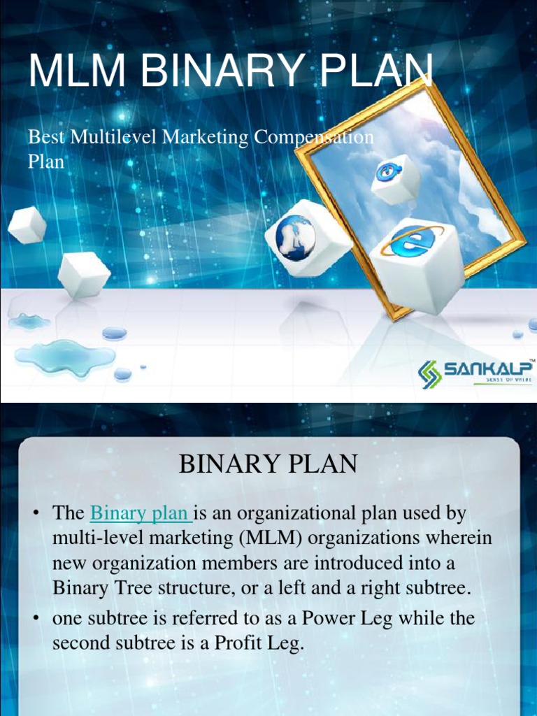 MLM Binary Plan Overview and Calculations | PDF | Multi Level Marketing ...