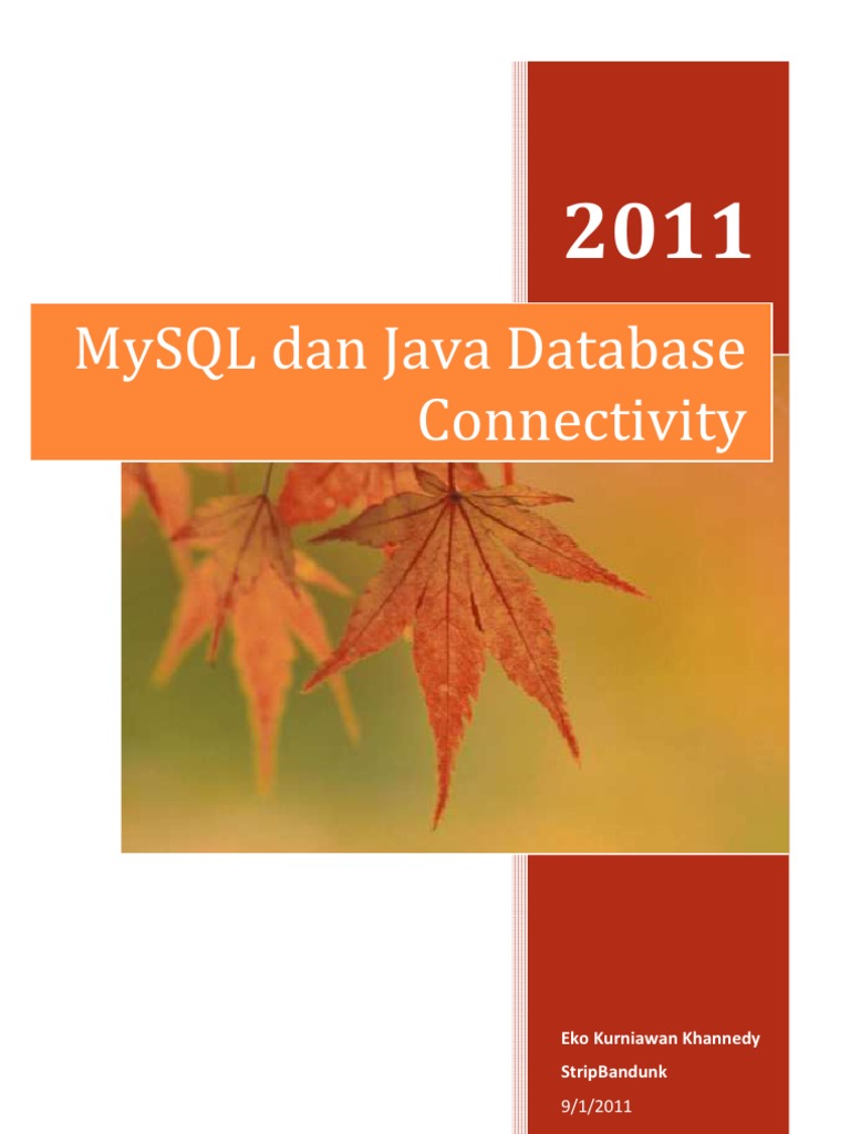 MySQL Dan Java Database Connectivity | PDF | Metode & Bahan Ajar ...