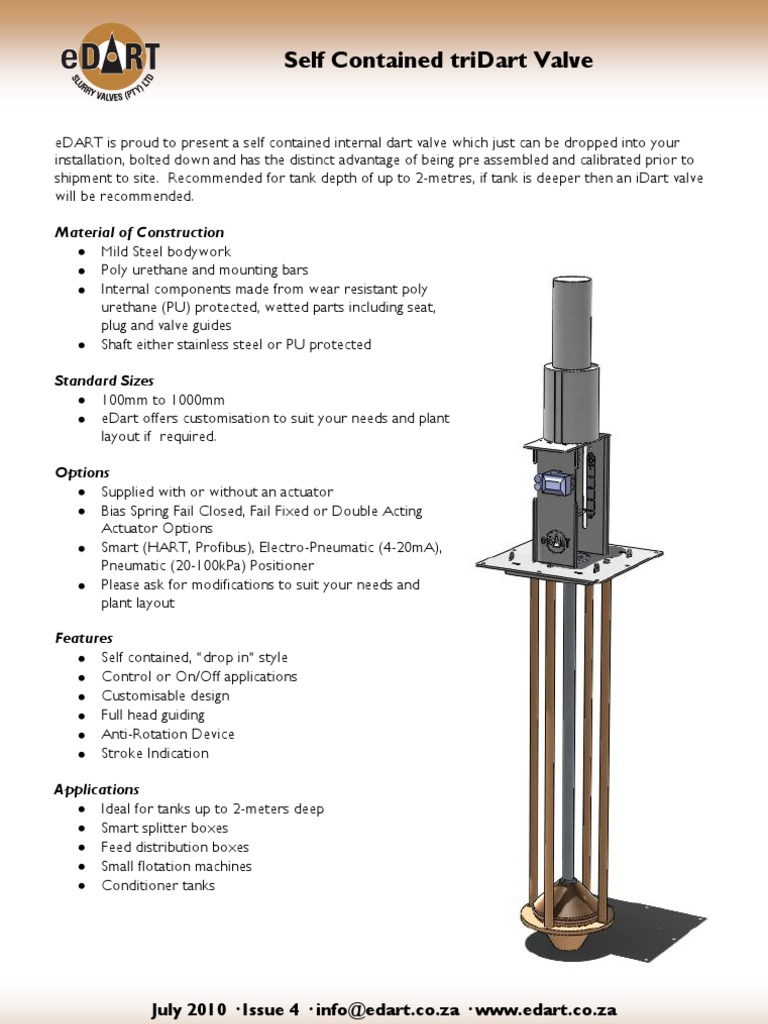 eDART Brochure - TriDart Valve | PDF