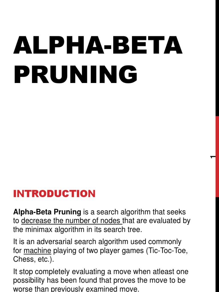 Alpha Beta Pruning Pdf Algorithms And Data Structures Artificial Intelligence 