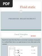 Manometry Calculation Details | PDF | Pressure Measurement | Pressure