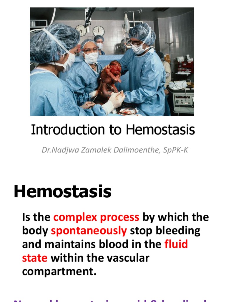 Understanding Hemostasis Processes | PDF | Coagulation | Platelet