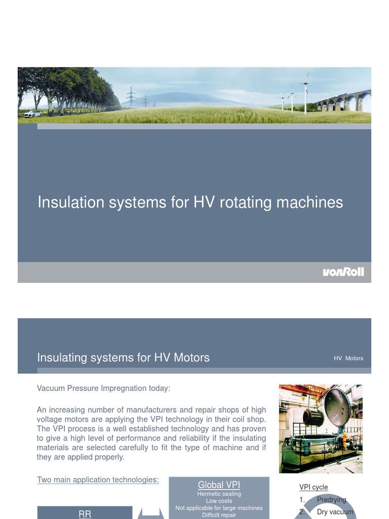 Insulation Systems For HV Motors | PDF | Insulator (Electricity) | Epoxy