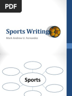 Sports Writing Sample | PDF | Student Sport | Sports