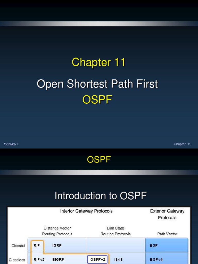 Expl RTR Chapter 11 OSPF | PDF | Router (Computing) | Routing