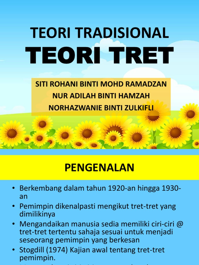 Teori Tret | PDF