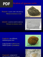Iugs Classification | PDF | Igneous Rock | Rock (Geology)