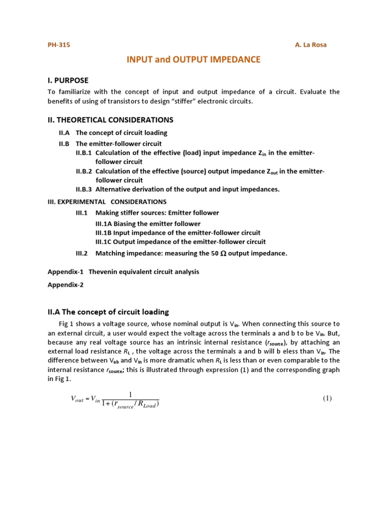 2013 Input Output Impedance 9 Pdf Electrical Impedance Electronic Circuits 
