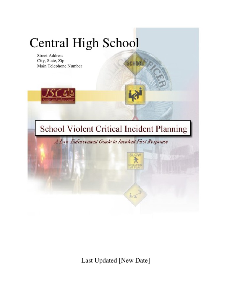 School Violent Critical Incident Planning | PDF | Incident Command ...