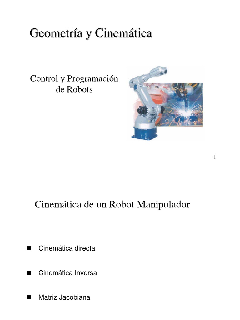 Cinematica Robots PDF | PDF