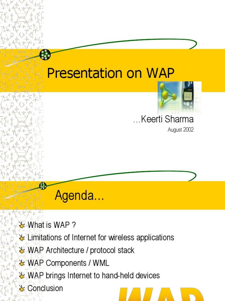Presentation on WAP[2].ppt | Communications Protocols | Computer Network
