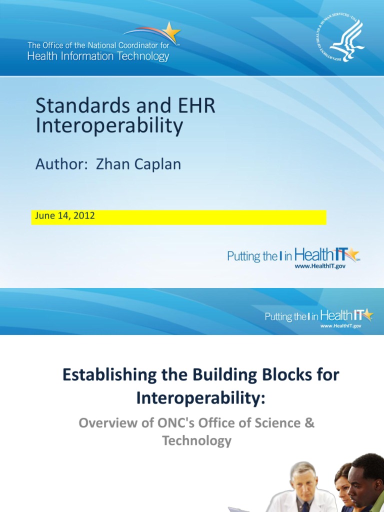 Standards and EHR Interoperability | PDF | Electronic Health Record ...
