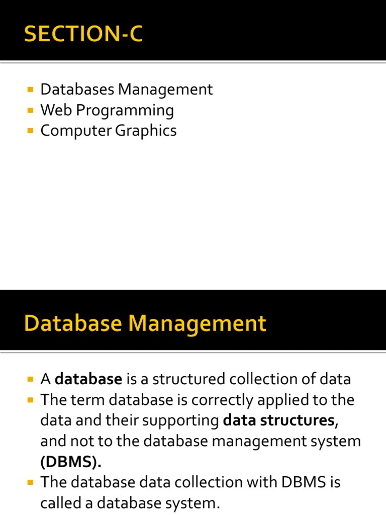 Computer Science - CE - 2013 - Section C | PDF | Databases | Perl