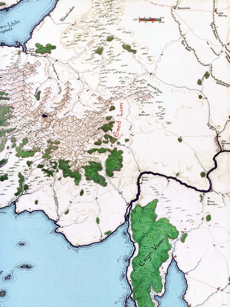 MERP Arnor Regional Maps | PDF