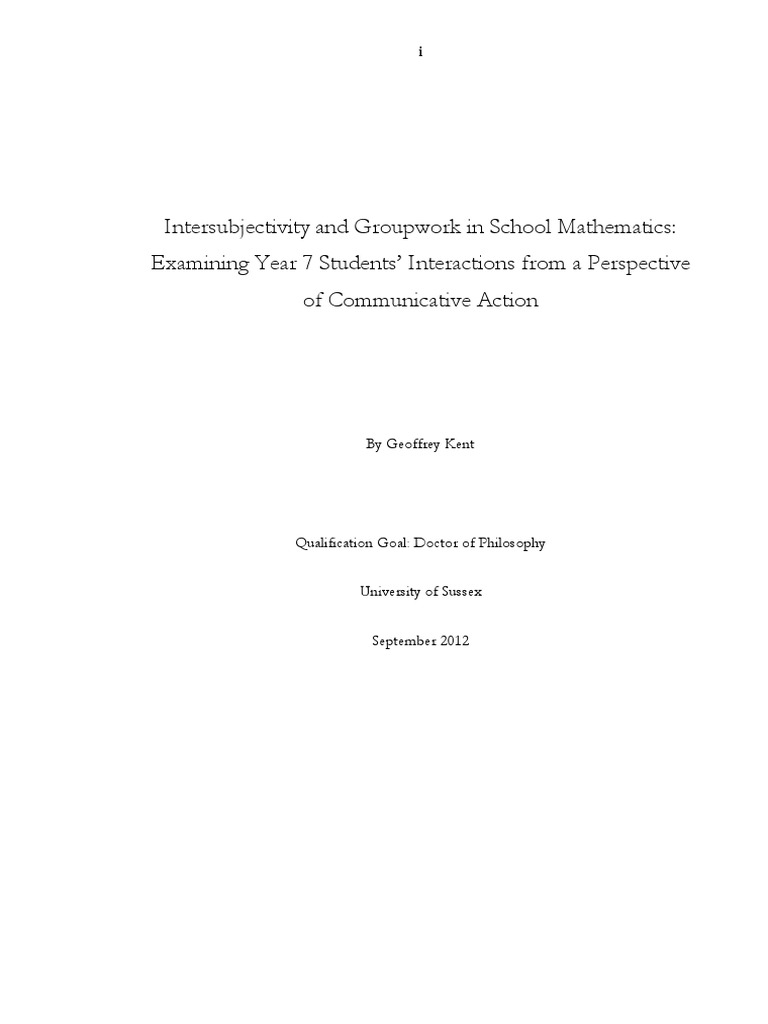 KNT Thss With Corrections 20130524 Pp1 10 | PDF | Analysis | Teaching ...