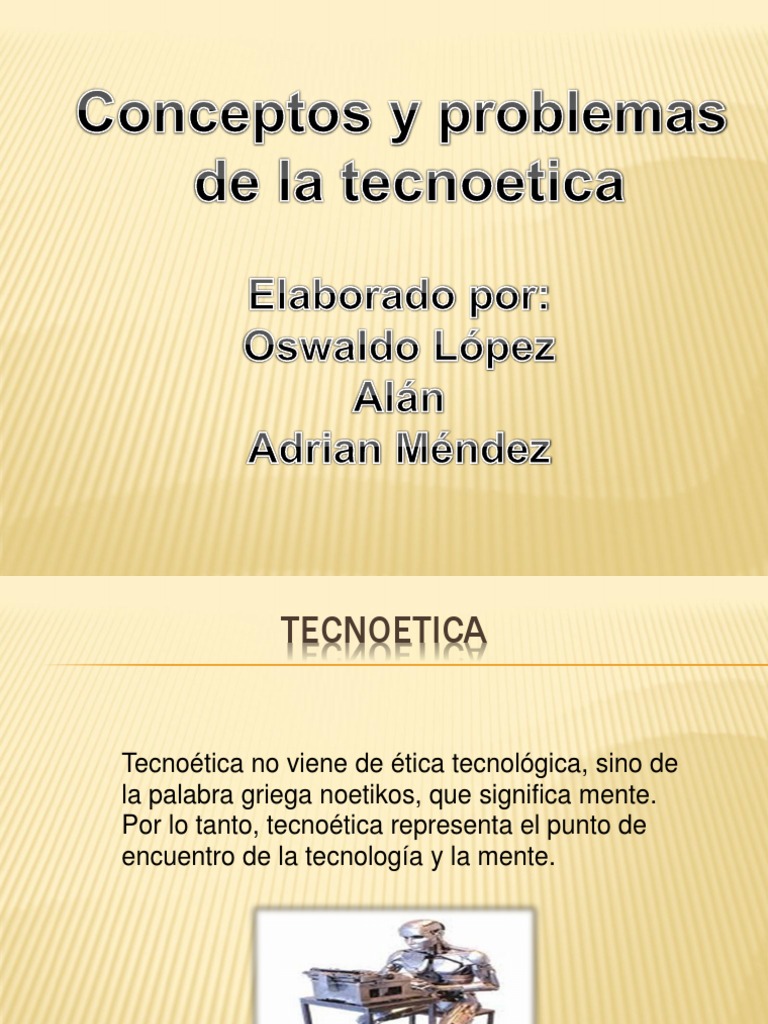 Conceptos de La Tecnoetica | PDF | Ciencia y Tecnología | Informática